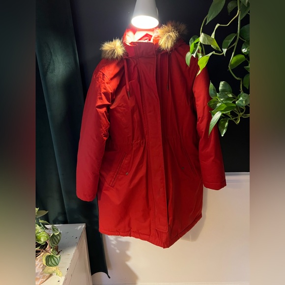 Universal Thread | Jackets & Coats | Universal Thread Warm Red Coat ...